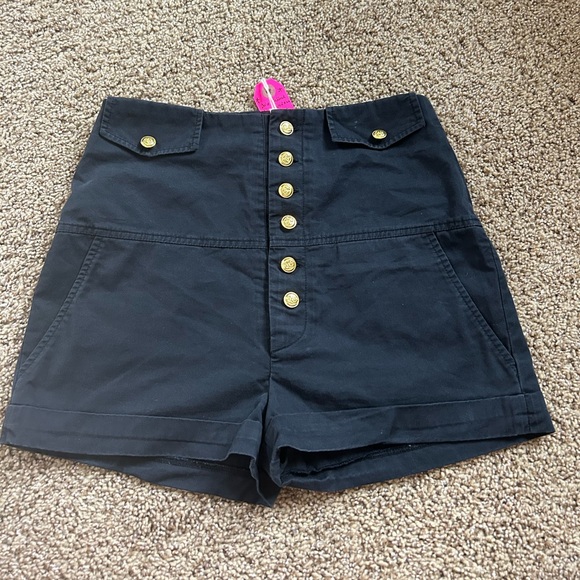 Dolce & Gabbana | Shorts | Dolce Gabbana Highwaisted Black Shorts With ...